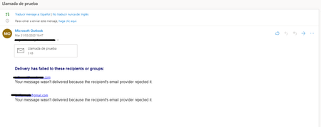 Your message wasn't delivered because the recipient's email provider ...