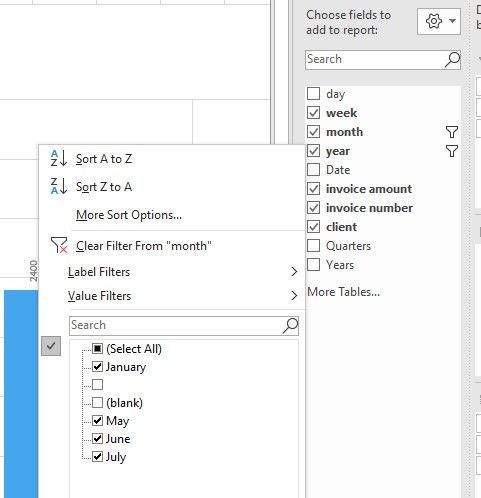 blanks in my pivot table and data not appearing in pivot table, even after refreshing all ...