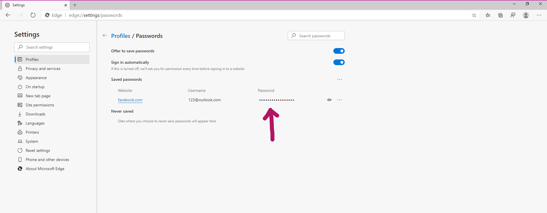 New security feature: Passwords Length are now Hidden in Edge Password ...