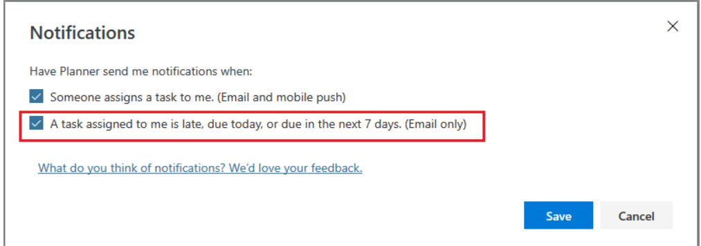 Missing notification for MS Planner tasks | Microsoft Community Hub