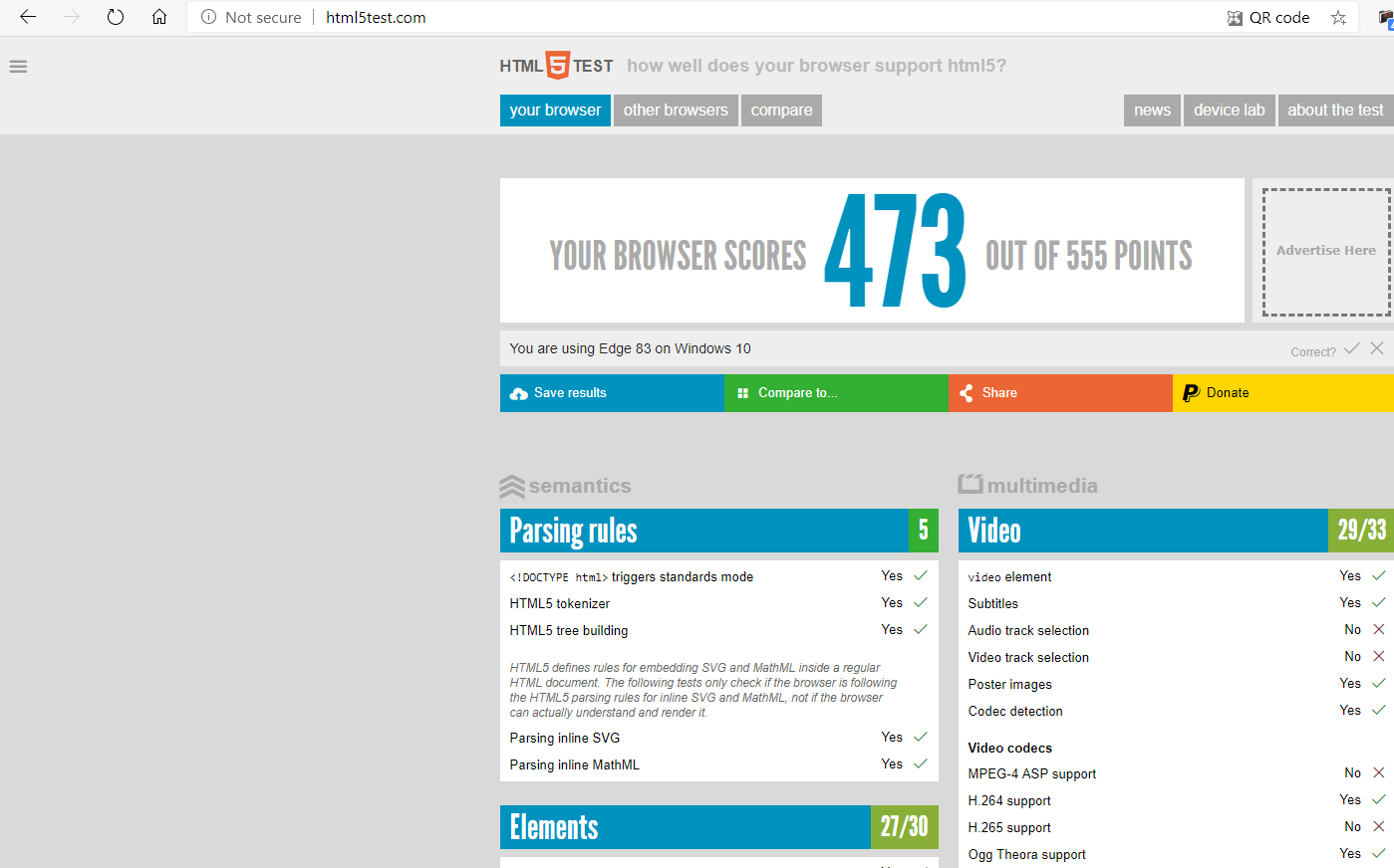 Why all of these HTML5 features are turned off in the last few builds of Edge canary ...