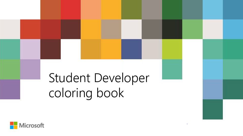 Download the Student Developer coloring book! | Microsoft Community Hub