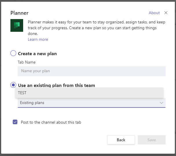 Linking existing planner to a newly created Team | Microsoft Community Hub