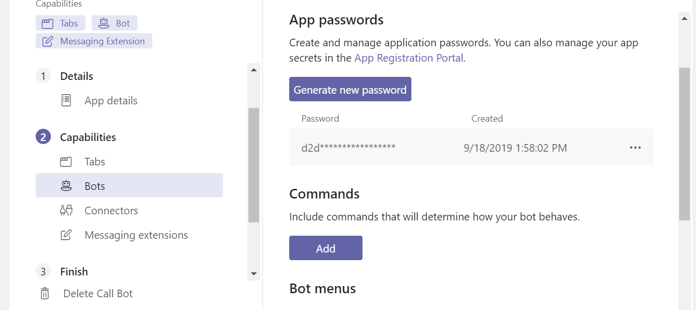 messages endpoint field not appeared in manifest editor in app studio tool | Microsoft Community Hub