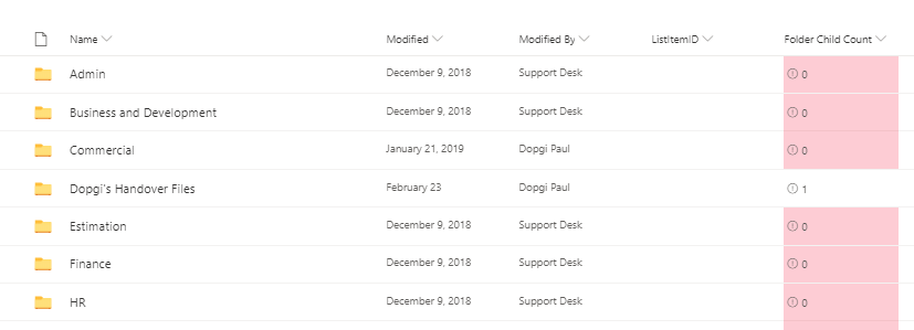 JSON code to change color of Name of Folder in Sharepoint Online | Microsoft Community Hub