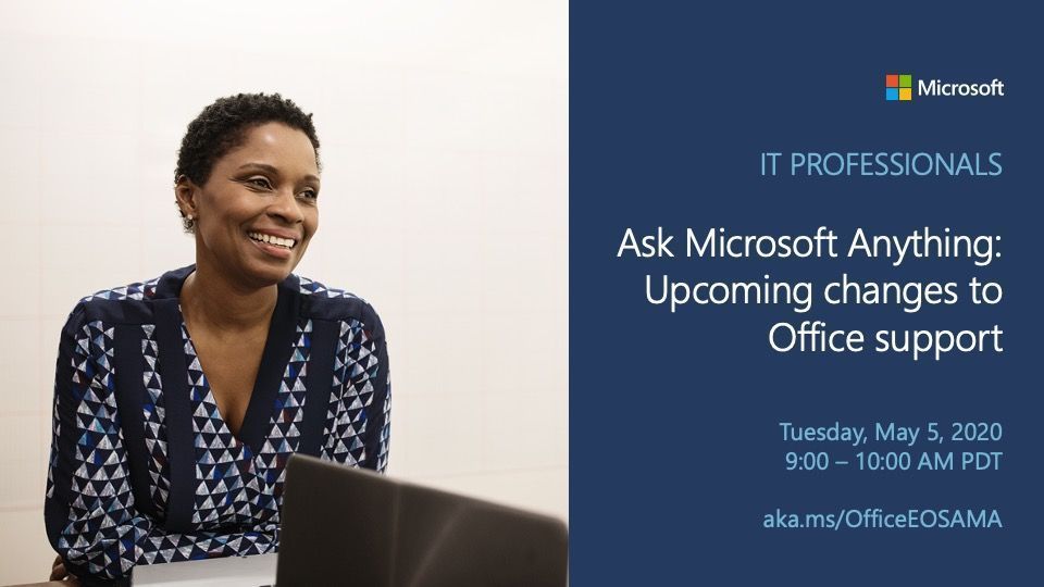 [Join Now] Upcoming changes to Office support AMA | Microsoft Community Hub