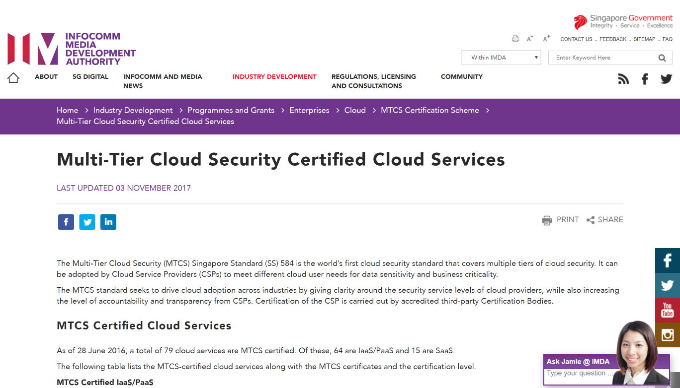 Microsoft expands scope of Singapore MTCS certification | Microsoft ...