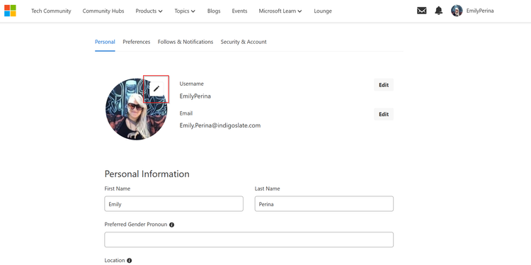 Completing your profile & connecting social media profiles | Microsoft ...