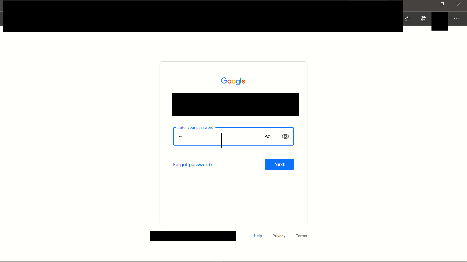 Weird show-password icon(eye), additionally to the any show-password ...