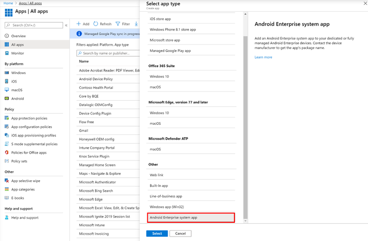 How to setup Microsoft Managed Home Screen in kiosk mode on Dedicated and Fully managed devices ...
