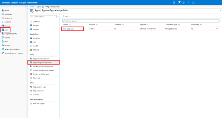 How to setup Microsoft Managed Home Screen in kiosk mode on Dedicated ...