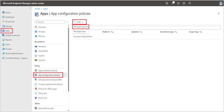 How to setup Microsoft Managed Home Screen in kiosk mode on Dedicated and Fully managed devices ...