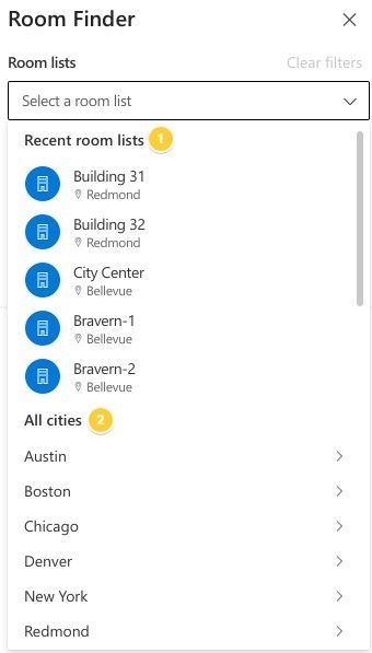 How to configure the new Room Finder in Outlook | Microsoft Community Hub