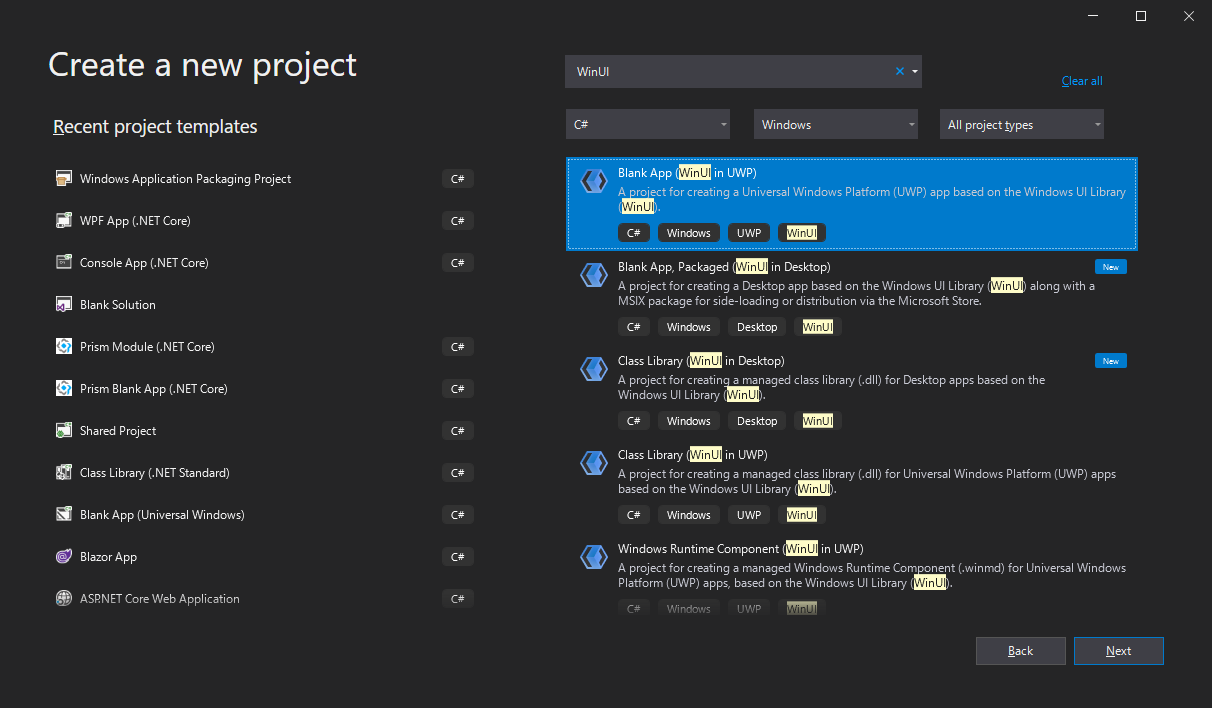 WinUI 3.0 Preview1 を触ってみよう | Microsoft Community Hub