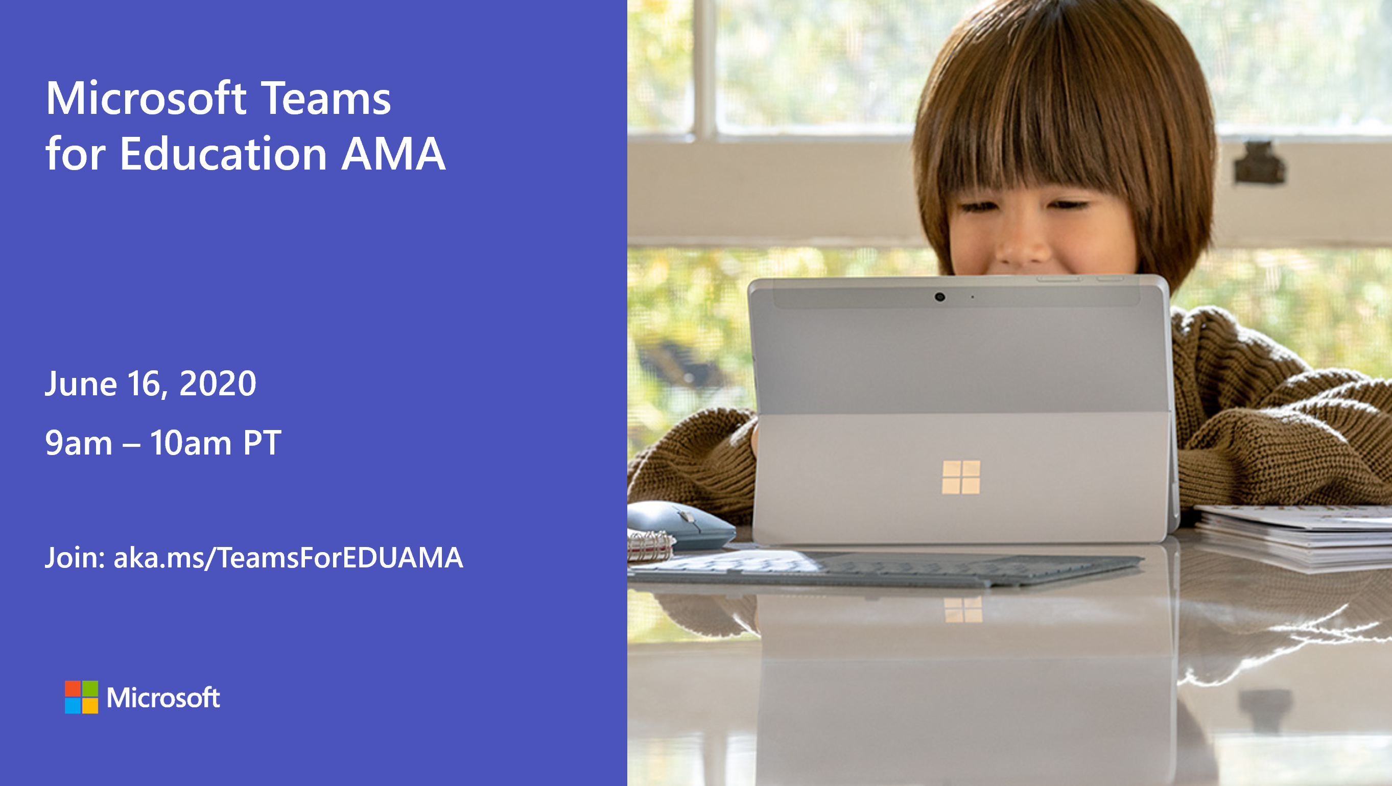 AMA: Microsoft Teams for Education, June 16, 9:00-10:00 AM PT ...