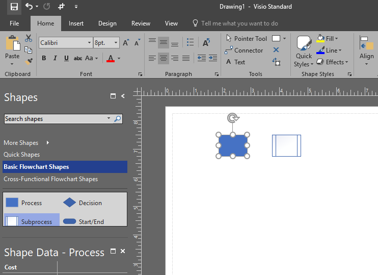 How do I find the Process Tab in Microsoft Visio? | Microsoft Community Hub