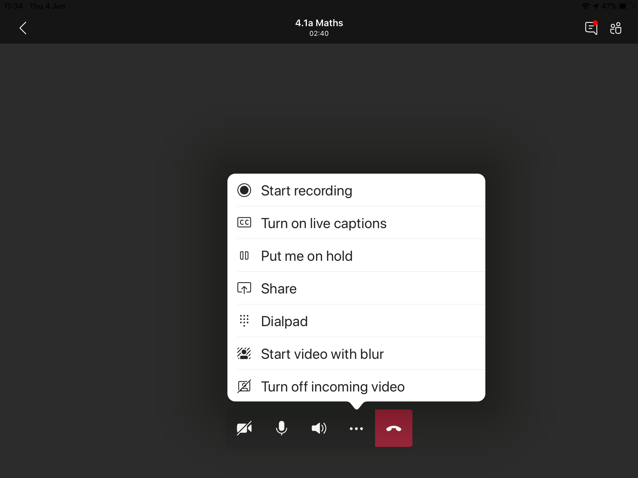 iOS Teams Screen Sharing | Microsoft Community Hub