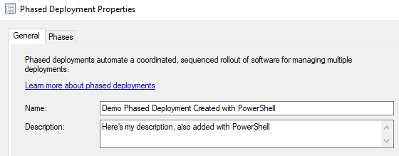 Configuration Manager Phased Deployments with PowerShell | Microsoft ...
