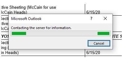Receiving "Contacting the server for more information" with the latest ...