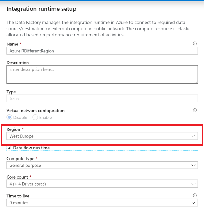 Data Flow activity can now run on cross-region integration runtimes | Microsoft Community Hub