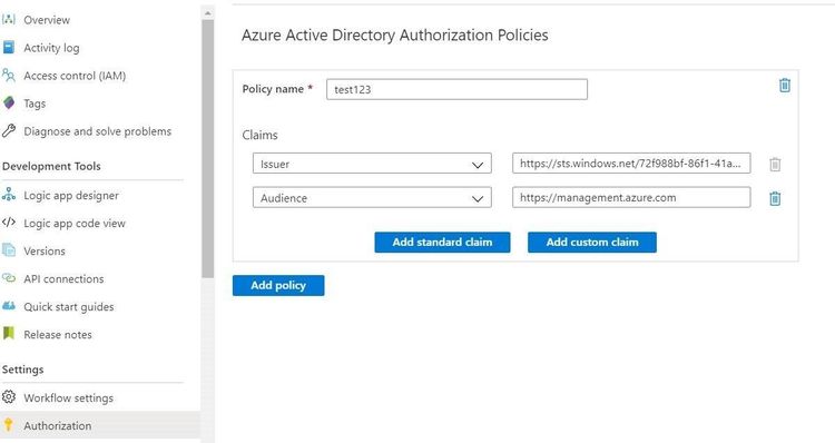 Secure Logic App HTTP endpoint with Azure AD integration | Microsoft Community Hub