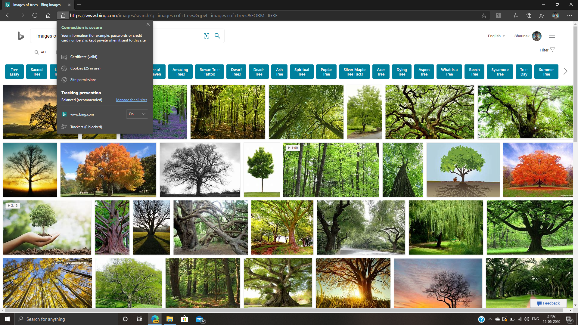 View site information is shown as not secure when an image is opened on ...