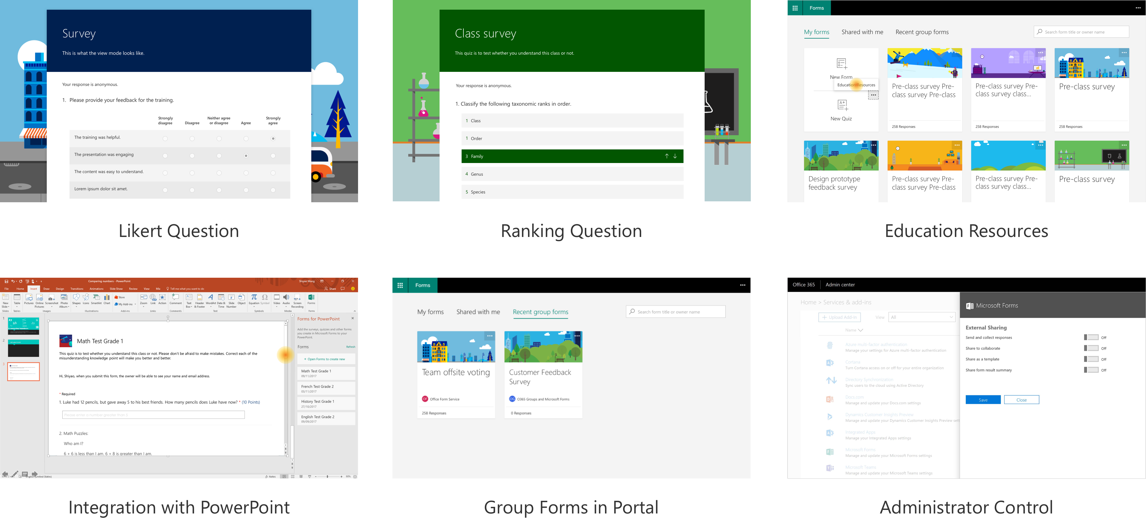 New features in Microsoft Forms for educators at BETT 2018 | Microsoft ...