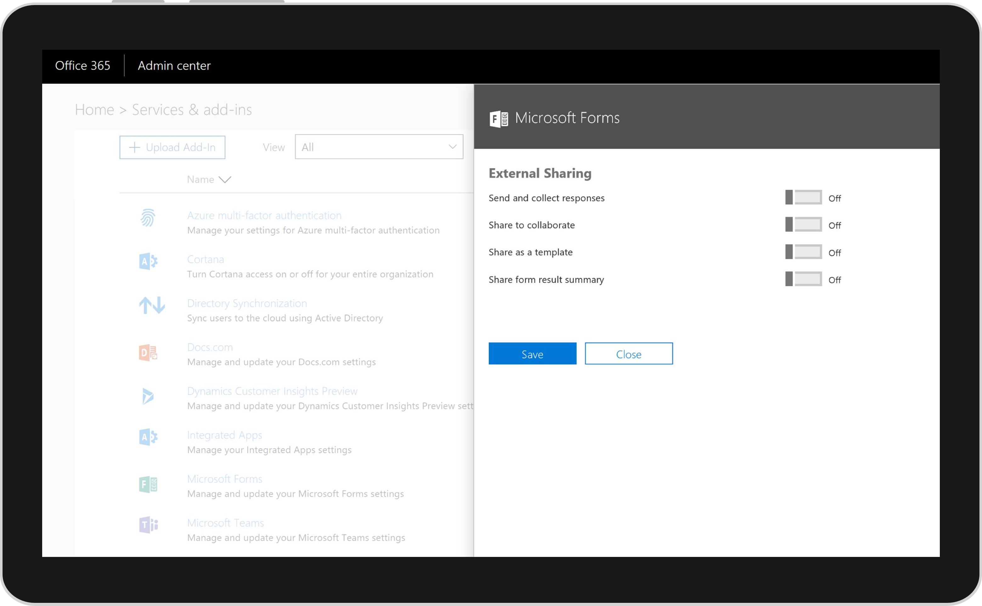 New administrator setting to manage external sharing of Microsoft Forms ...