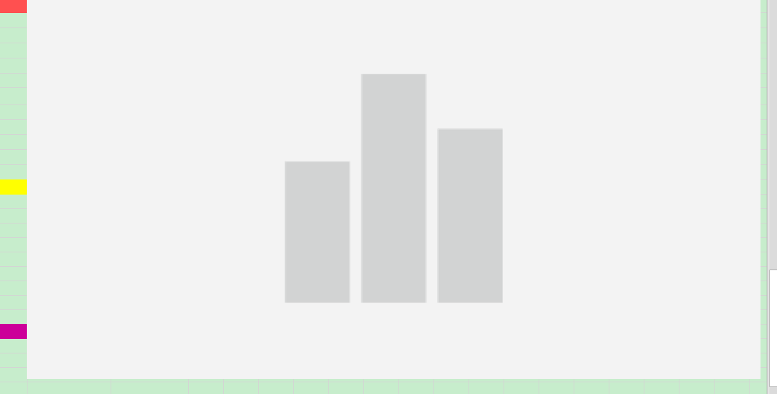 Showing gray bar when opening the excel and lags when scrolling the ...