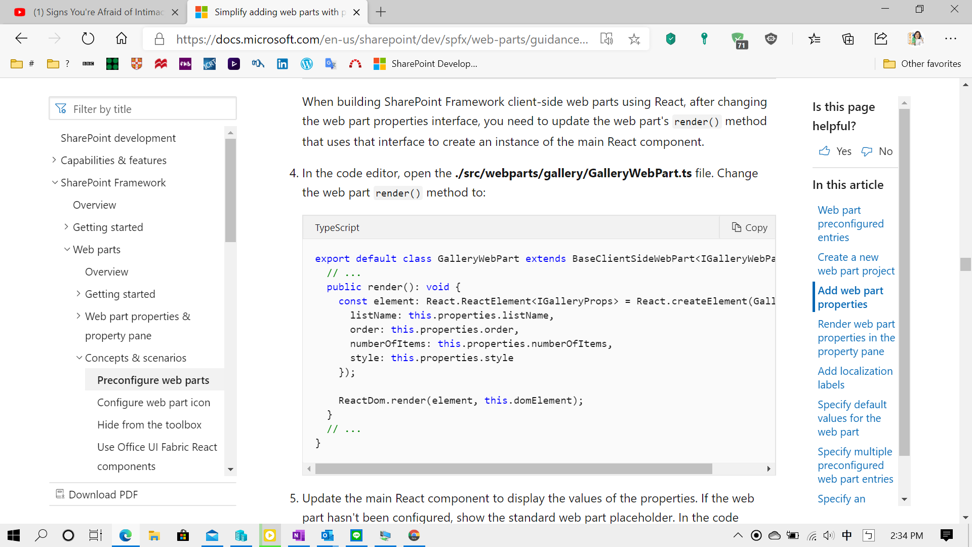 Regarding Microsoft spfx documentation | Microsoft Community Hub