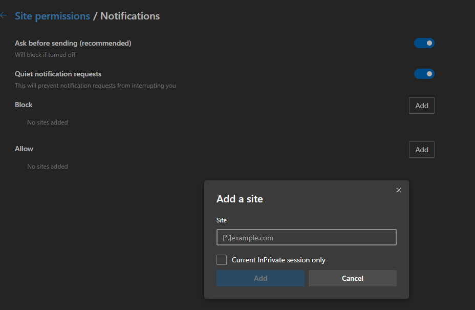 Site permissions pattern matching | Microsoft Community Hub