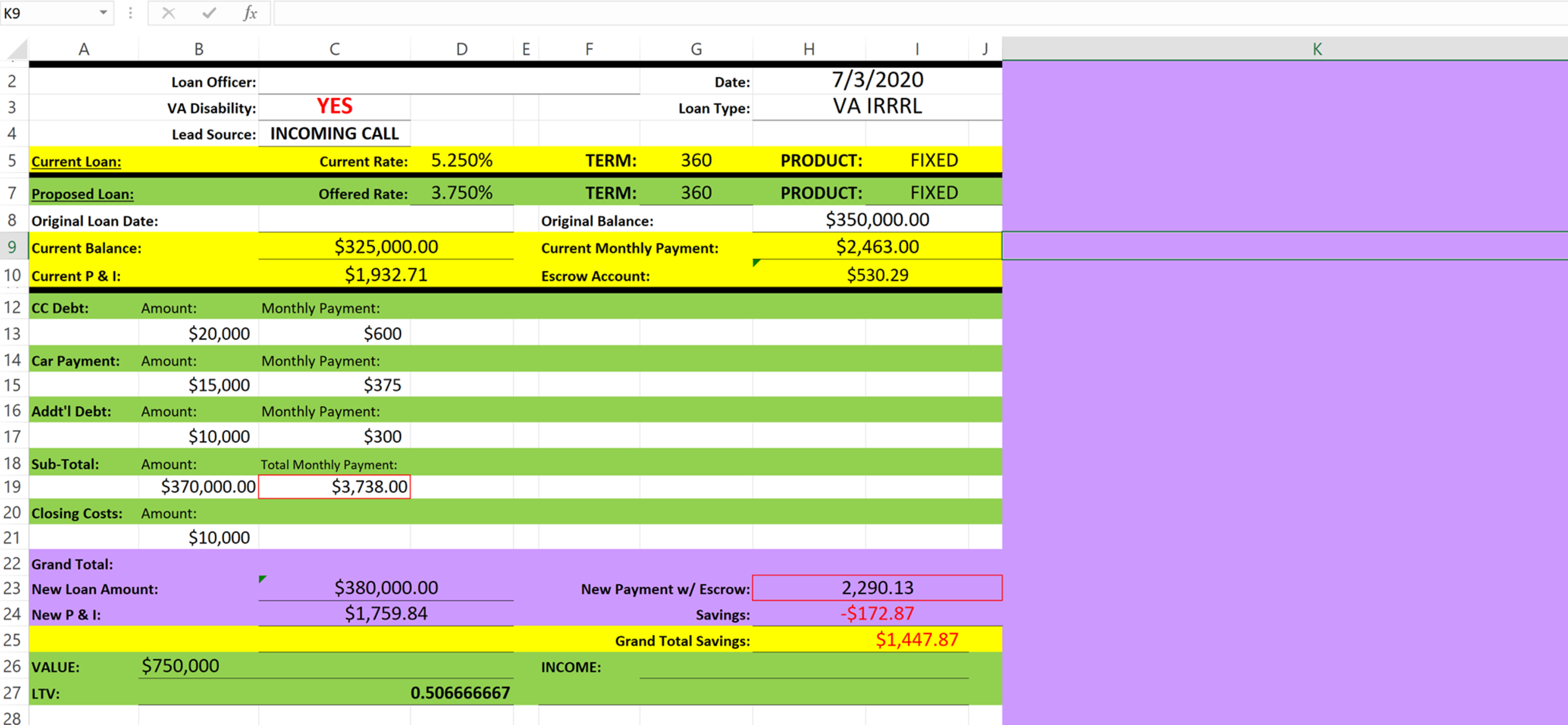 One Long Vertical Row to write script in vs lots of horizontal rows ...
