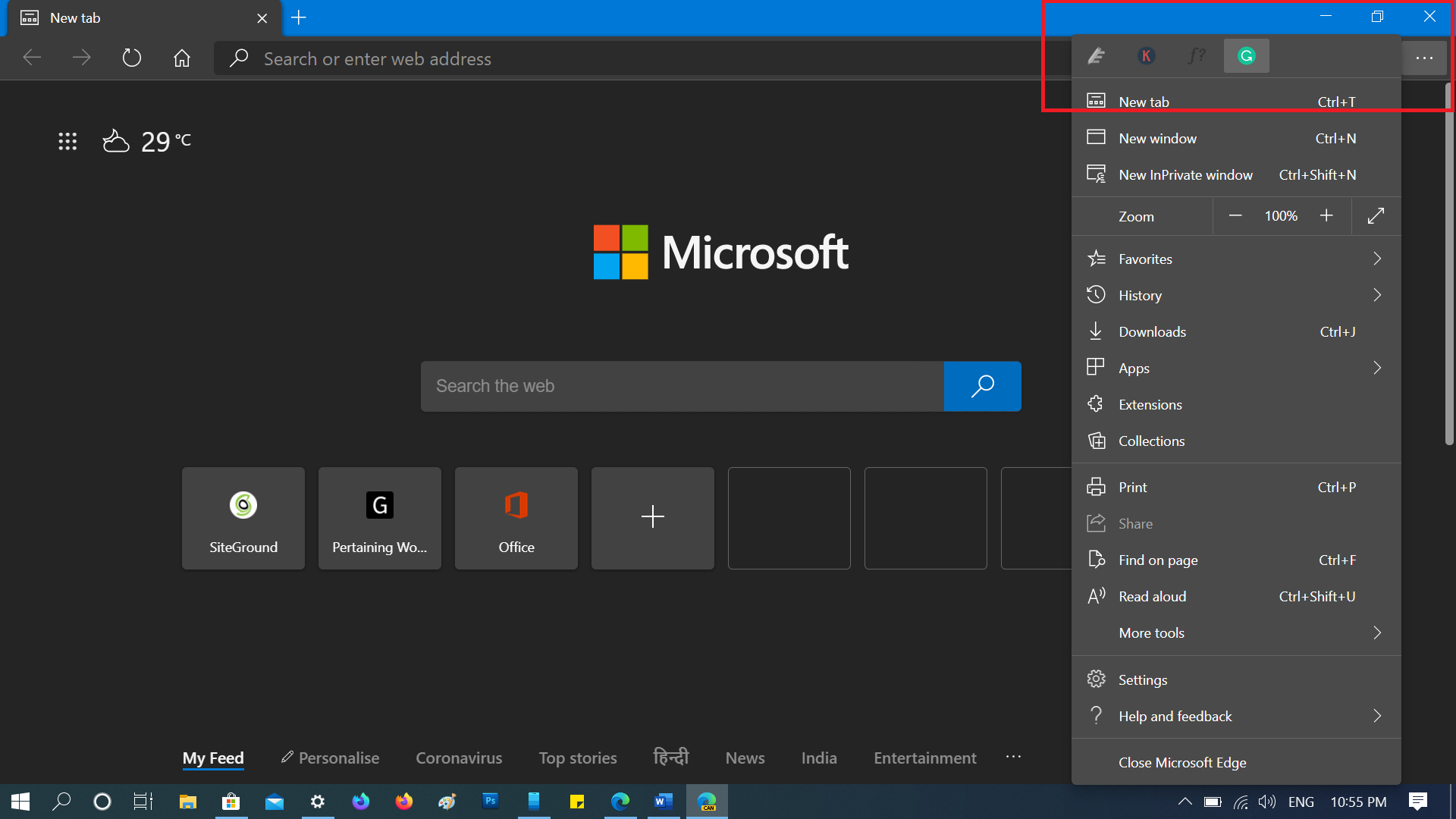 Extension icons in Edge Settings menu (Feature or Bug)? | Microsoft ...