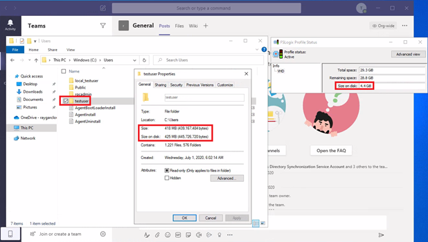 WVD - FSLogix - Reduce profile container size - exclude Teams Cache with redirections.xml ...