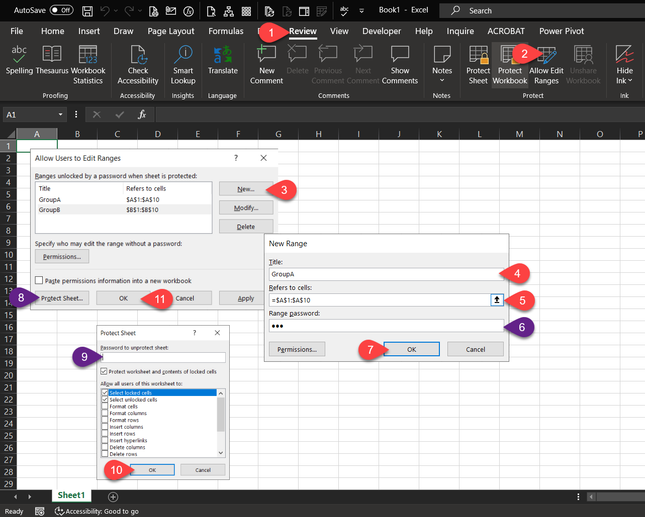 Does Permissions Feature On Allow Users To Edit Ranges Work In Excel Microsoft Community Hub