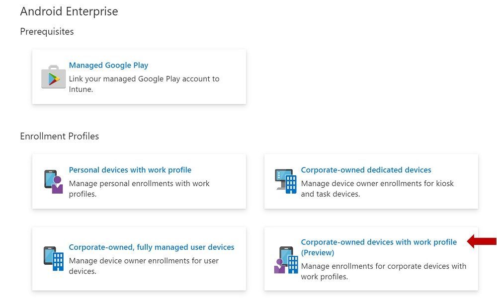 Intune announcing public preview for Android Enterprise corporate-owned ...