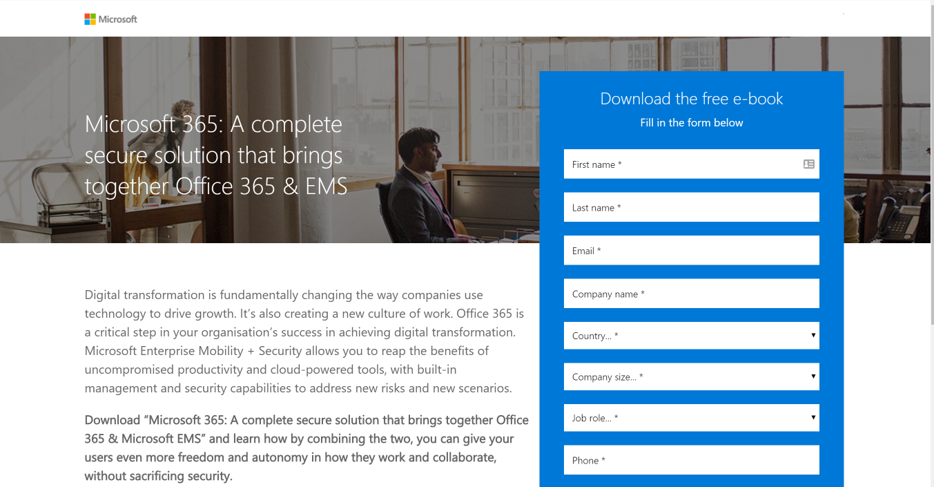 Microsoft 365: A complete, secure solution that brings together Office 365 and EMS | Microsoft ...