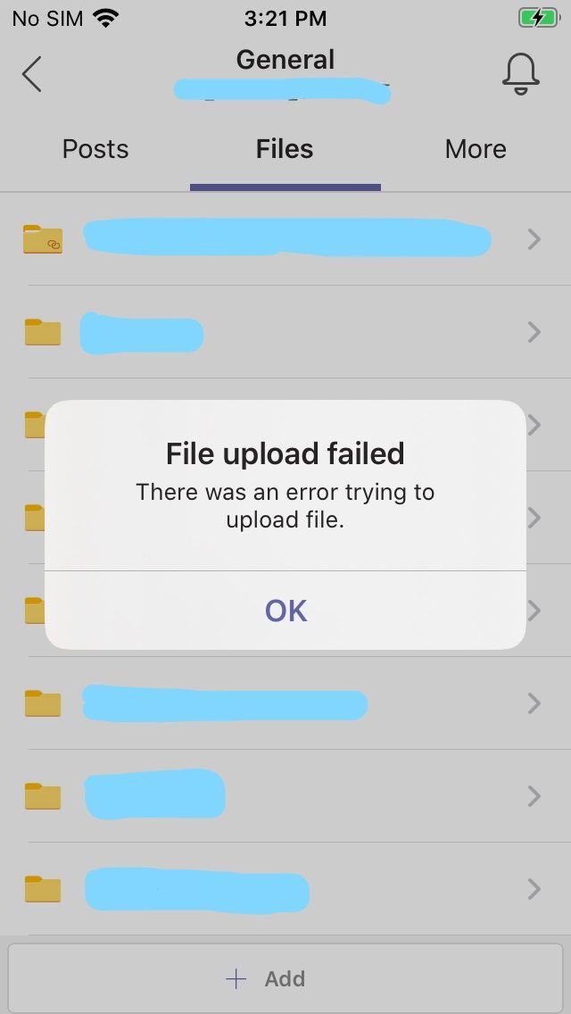 Problem to save file/image to the file tab of a channel on IOS RRS feed ...
