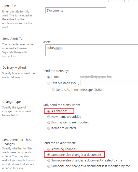 About the SharePoint [Alert me] | Microsoft Community Hub