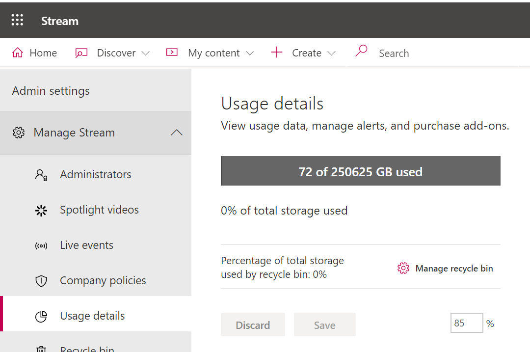 About stream storage | Microsoft Community Hub
