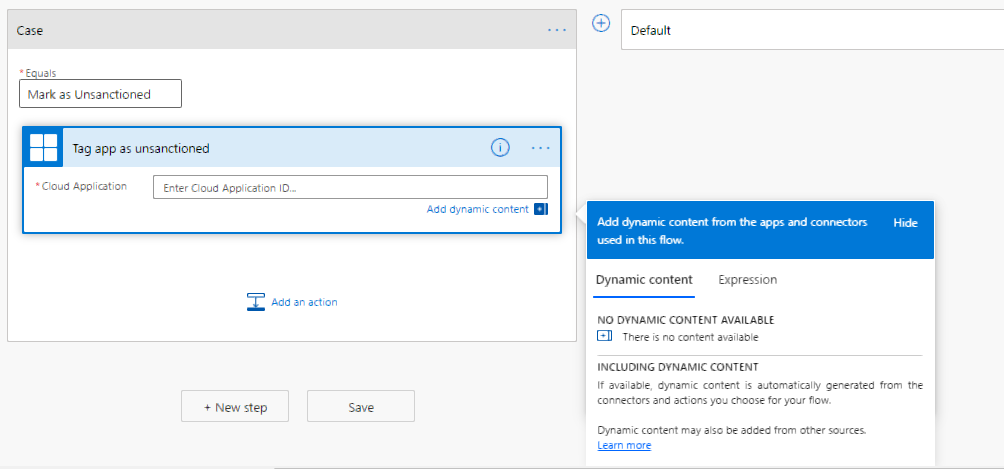Regarding MS flow with MCAS | Microsoft Community Hub