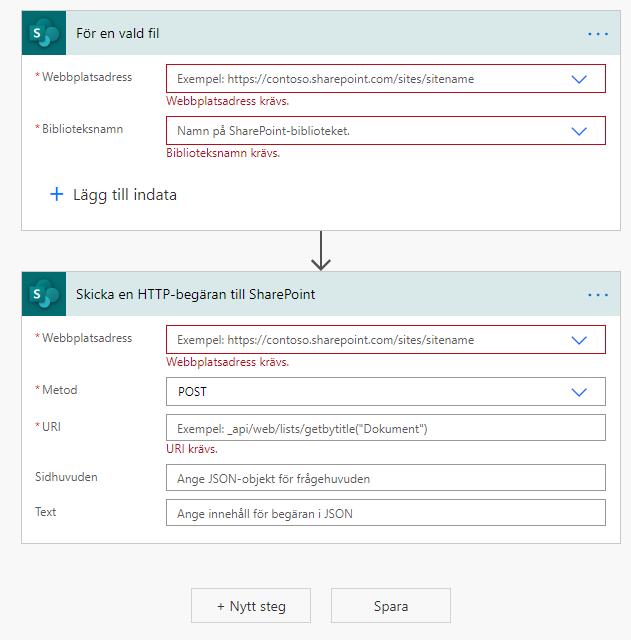 Just see a row in send a http request to Sharepoint | Microsoft Community Hub