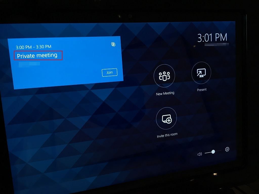 Skype Room Systems reveal sensitive Private meeting subject | Microsoft ...