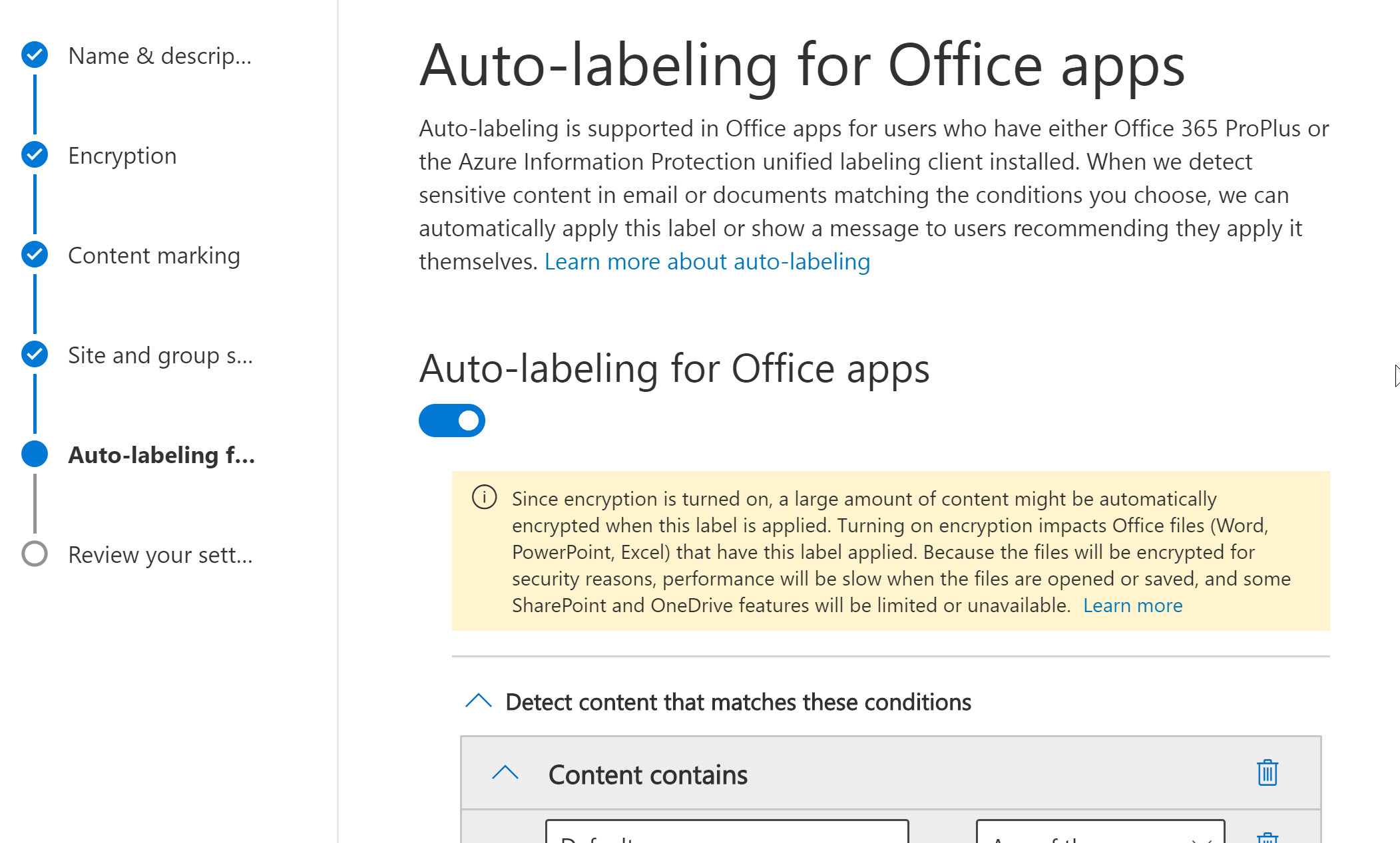 Auto-labeling for Office Apps | Microsoft Community Hub