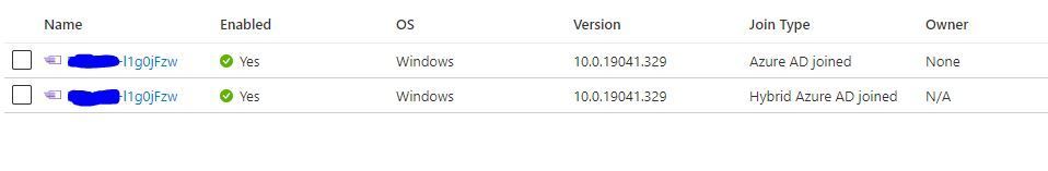 Hybrid joined device are getting registered twice in AAD | Microsoft ...