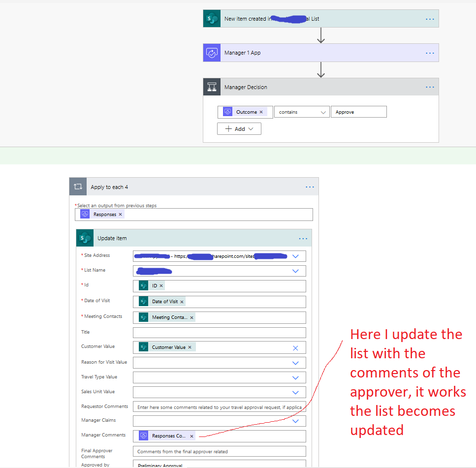 Multi Step Approval Flow - how to capture comments | Microsoft ...