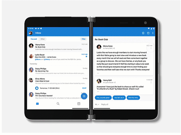 Get started with Outlook on dual screens | Microsoft Community Hub
