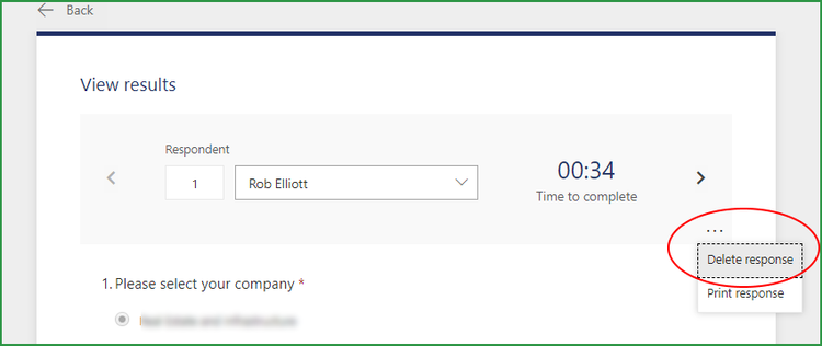 How do I fully delete Form responses? | Microsoft Community Hub