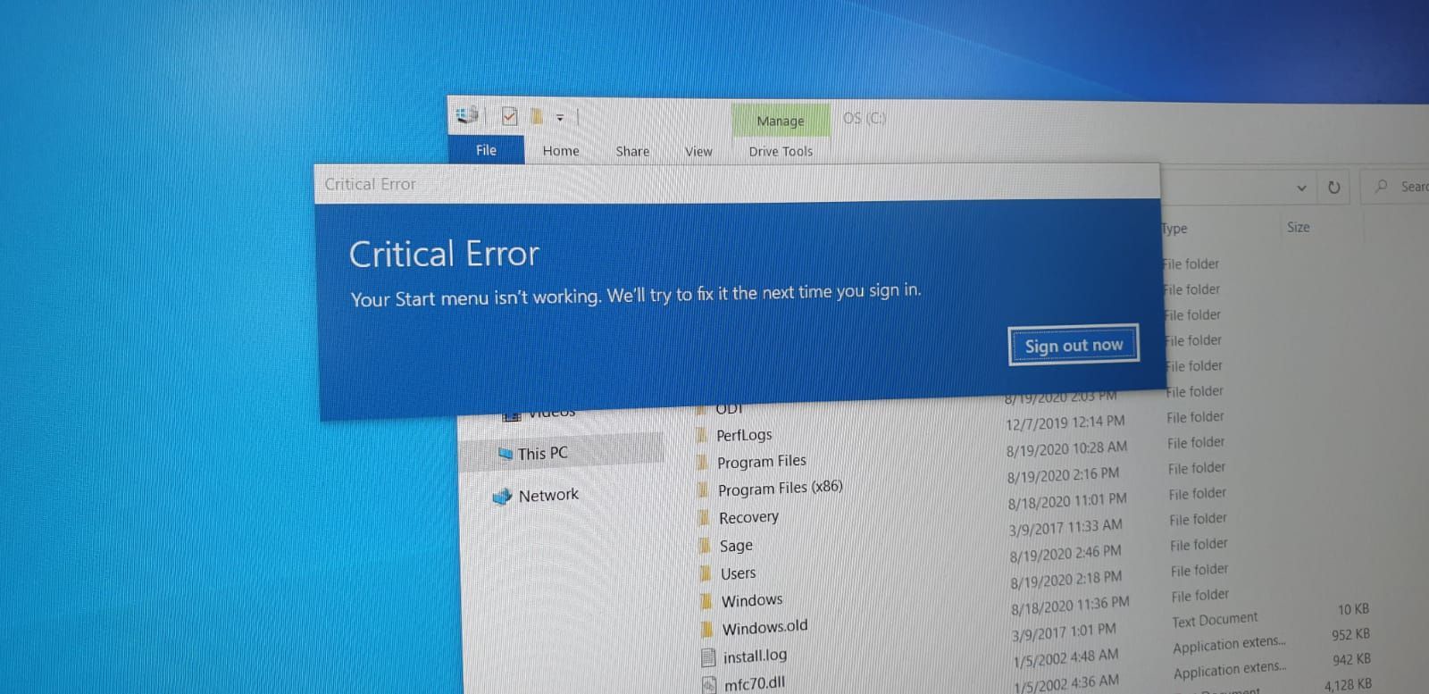 User profile reconfiguration issue after windows 2004 update ...