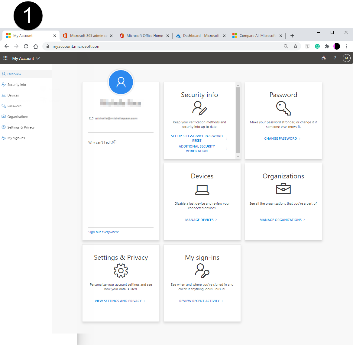 The basics: how various (Microsoft account) websites fit together ...